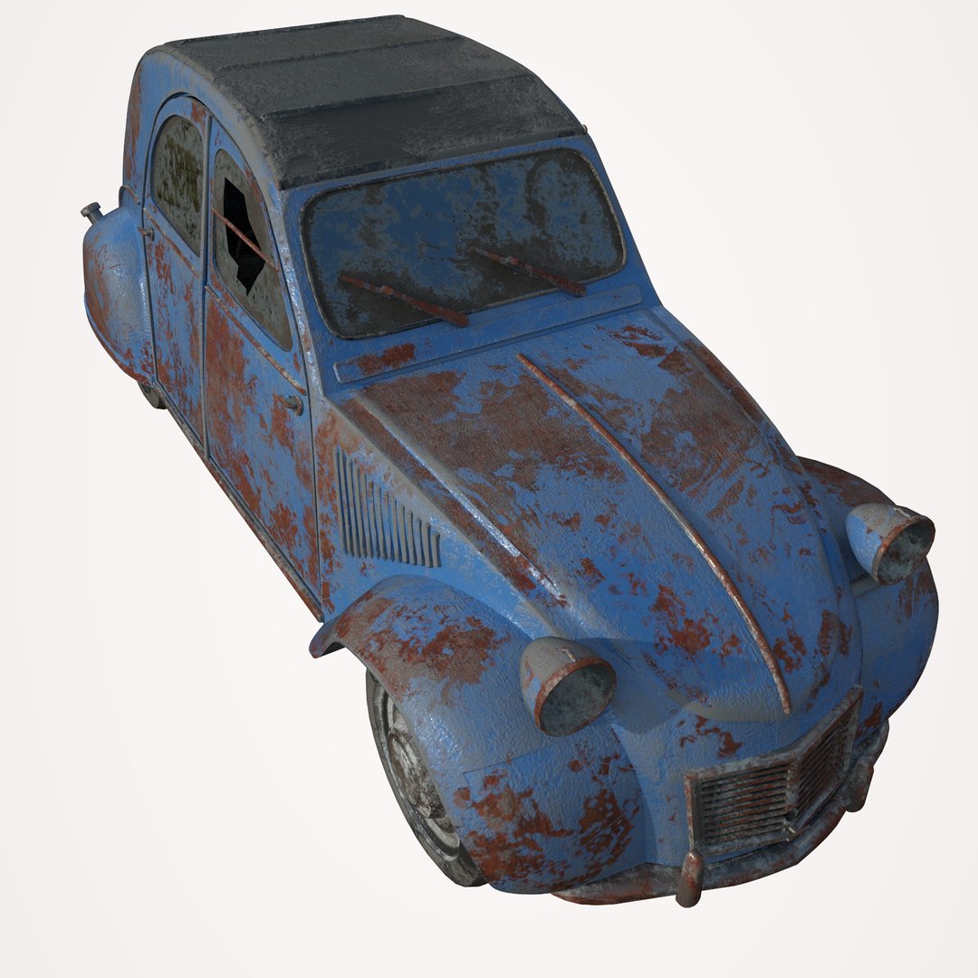 Car Abandoned 3D Model - TurboSquid 1377987