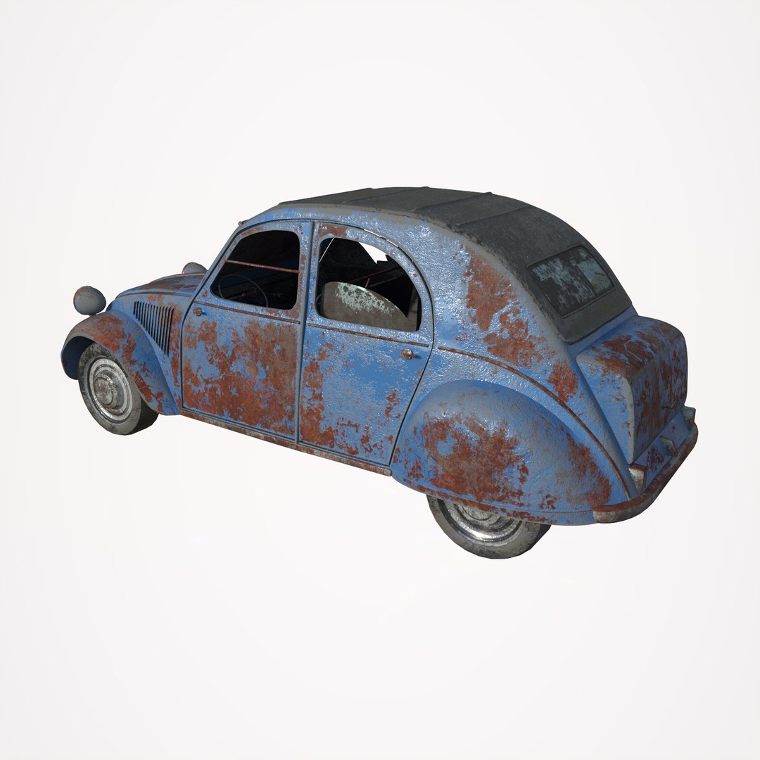 Car Abandoned 3D Model - TurboSquid 1377987