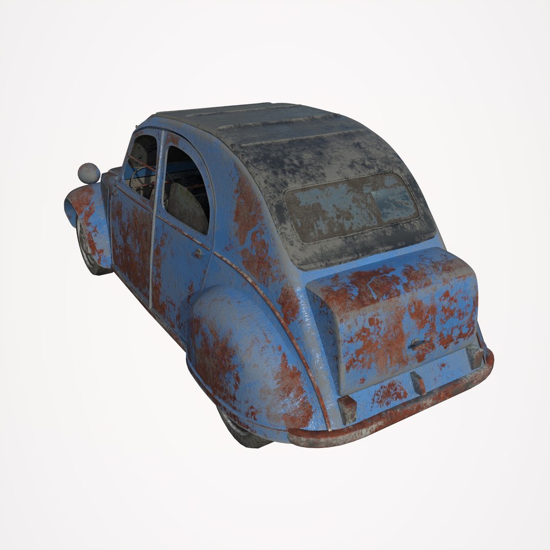 Car Abandoned 3D Model - TurboSquid 1377987