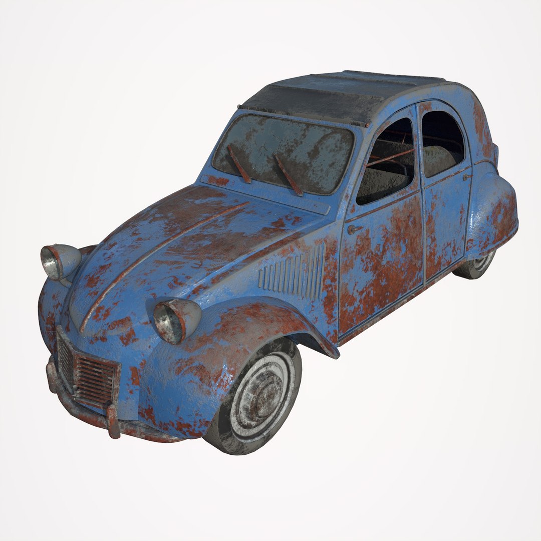 Car Abandoned 3D Model - TurboSquid 1377987