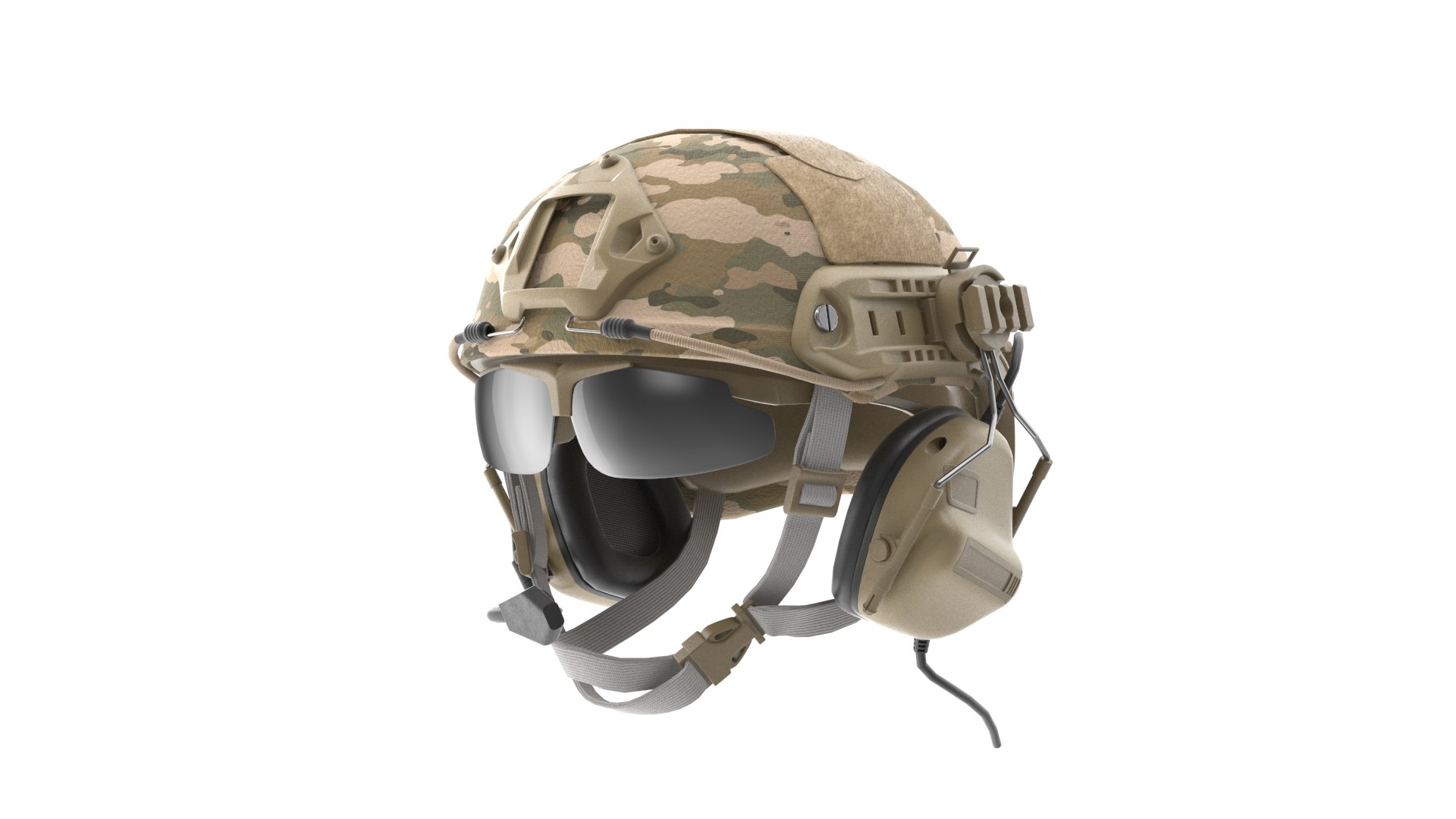 Tactical Helmet 3D Model - TurboSquid 1831951