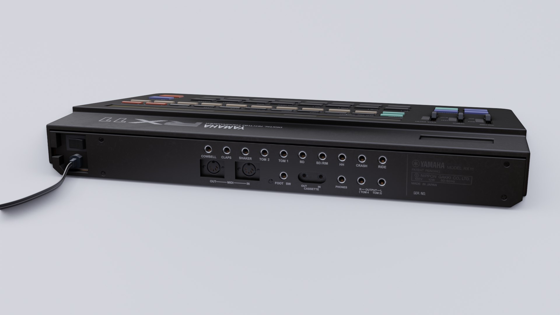 Yamaha Rx11 Digital 3D Model - TurboSquid 1690517