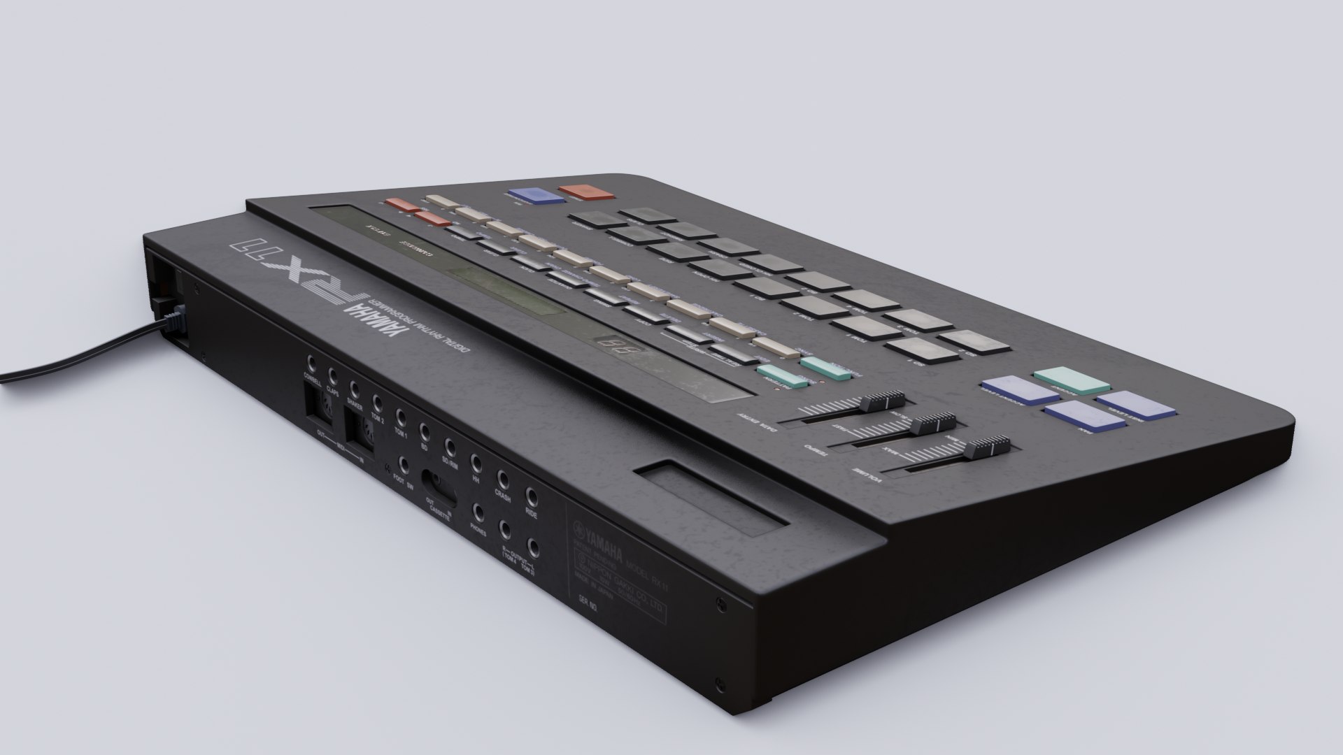 Yamaha Rx11 Digital 3D Model - TurboSquid 1690517