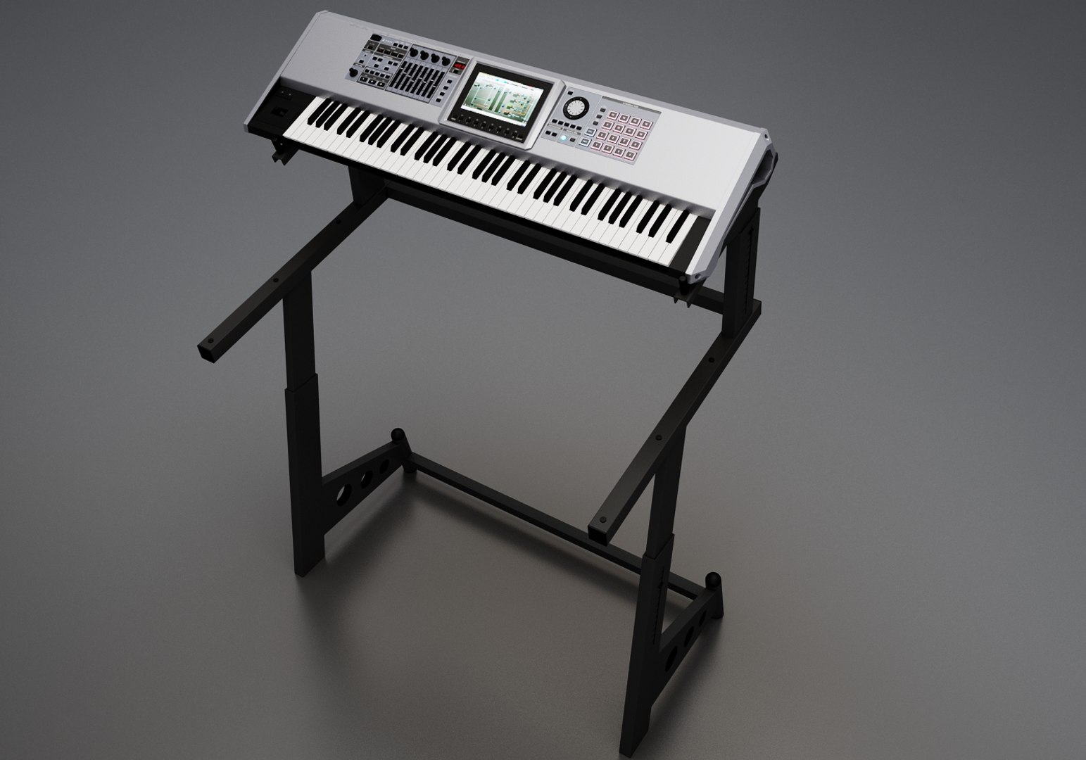 3D Keyboard Workstation Model - TurboSquid 1490160