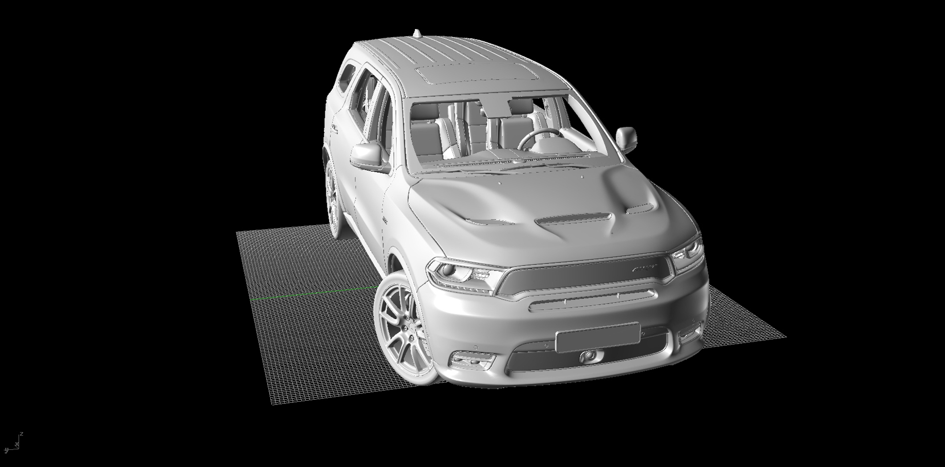 Dodge Durango Srt 2018 3D Model - TurboSquid 1279611
