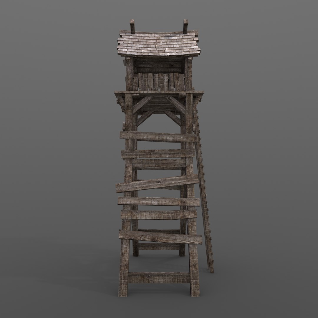 Obj Medieval Guard Tower
