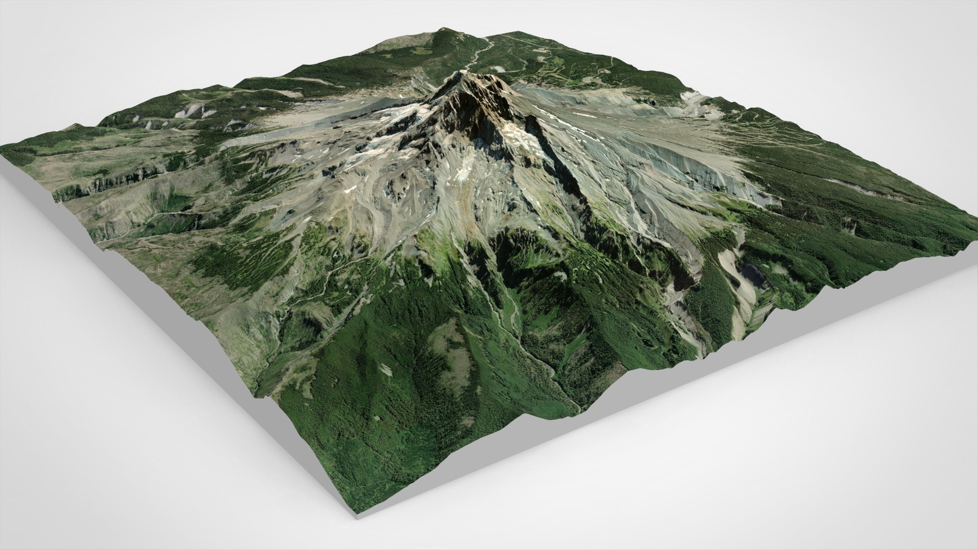 Stratovolcano Hood Oregon USA Model - TurboSquid 2321823