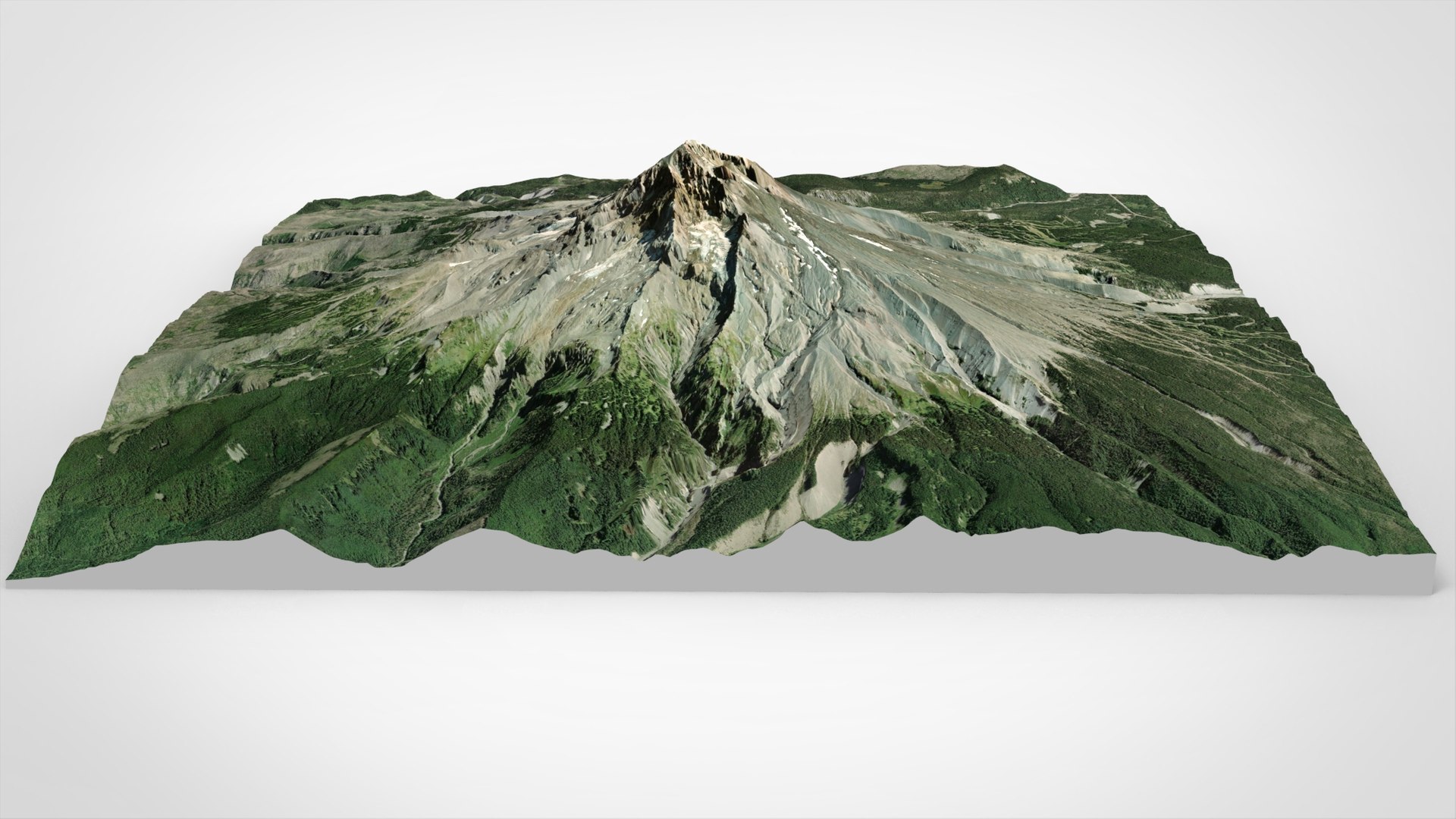 Stratovolcano Hood Oregon USA Model - TurboSquid 2321823