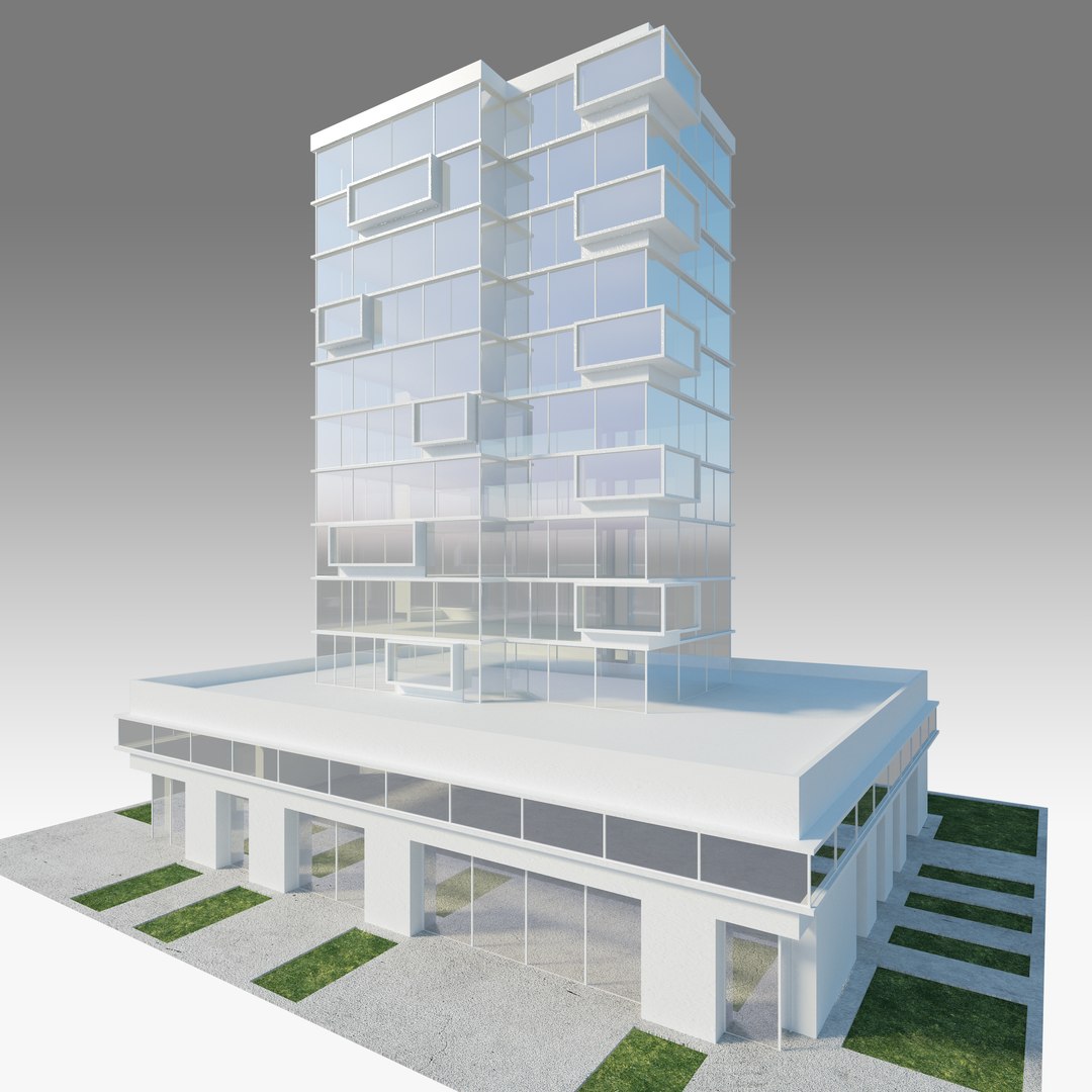 3D Building Modern Model - TurboSquid 1159682