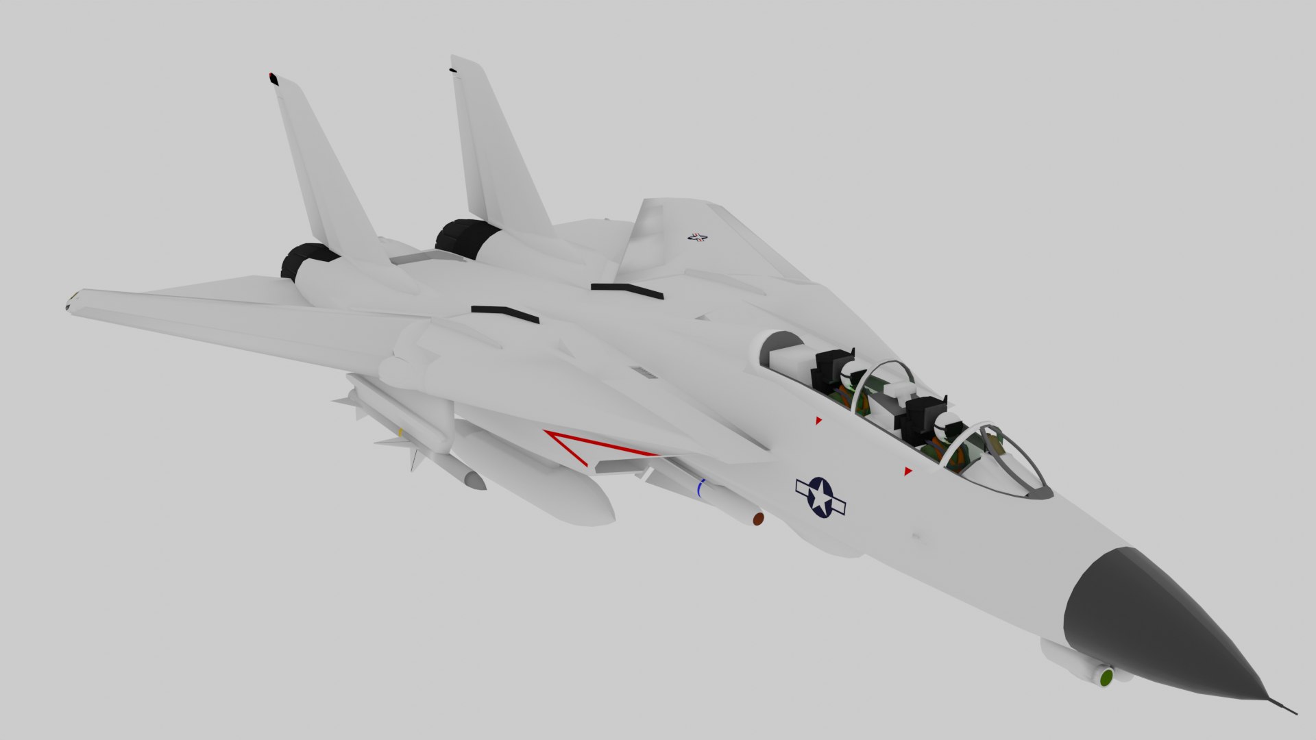 Grumman F-14 Tomcat 3D model - TurboSquid 1892444