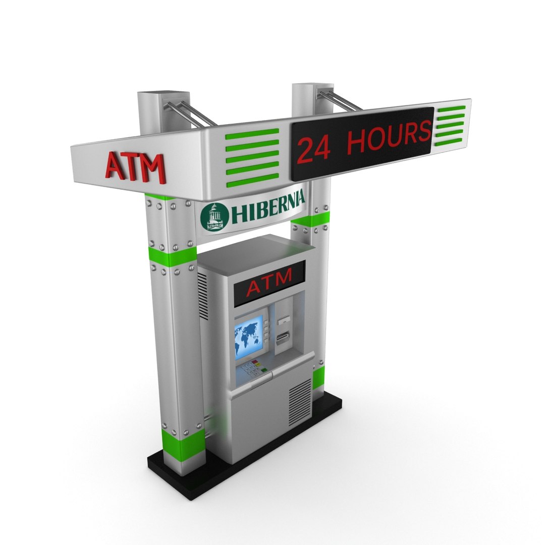 Atm cash machine 3D model - TurboSquid 1234418