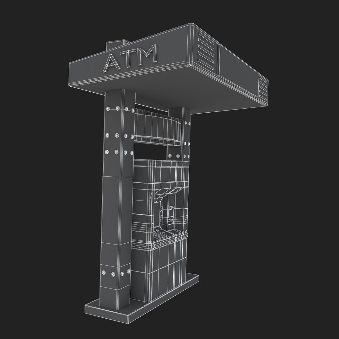 Atm cash machine 3D model - TurboSquid 1234418