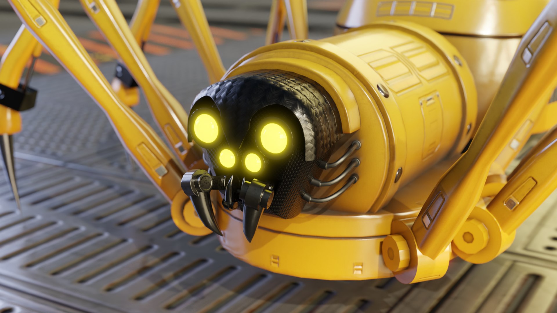 3D Spider Mechanical Mecha - TurboSquid 1595720