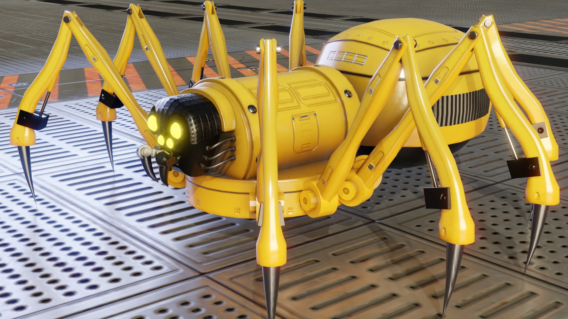 3D Spider Mechanical Mecha - TurboSquid 1595720