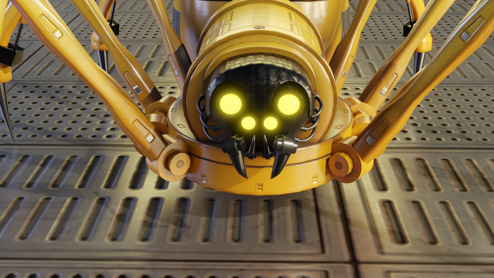 3D Spider Mechanical Mecha - TurboSquid 1595720