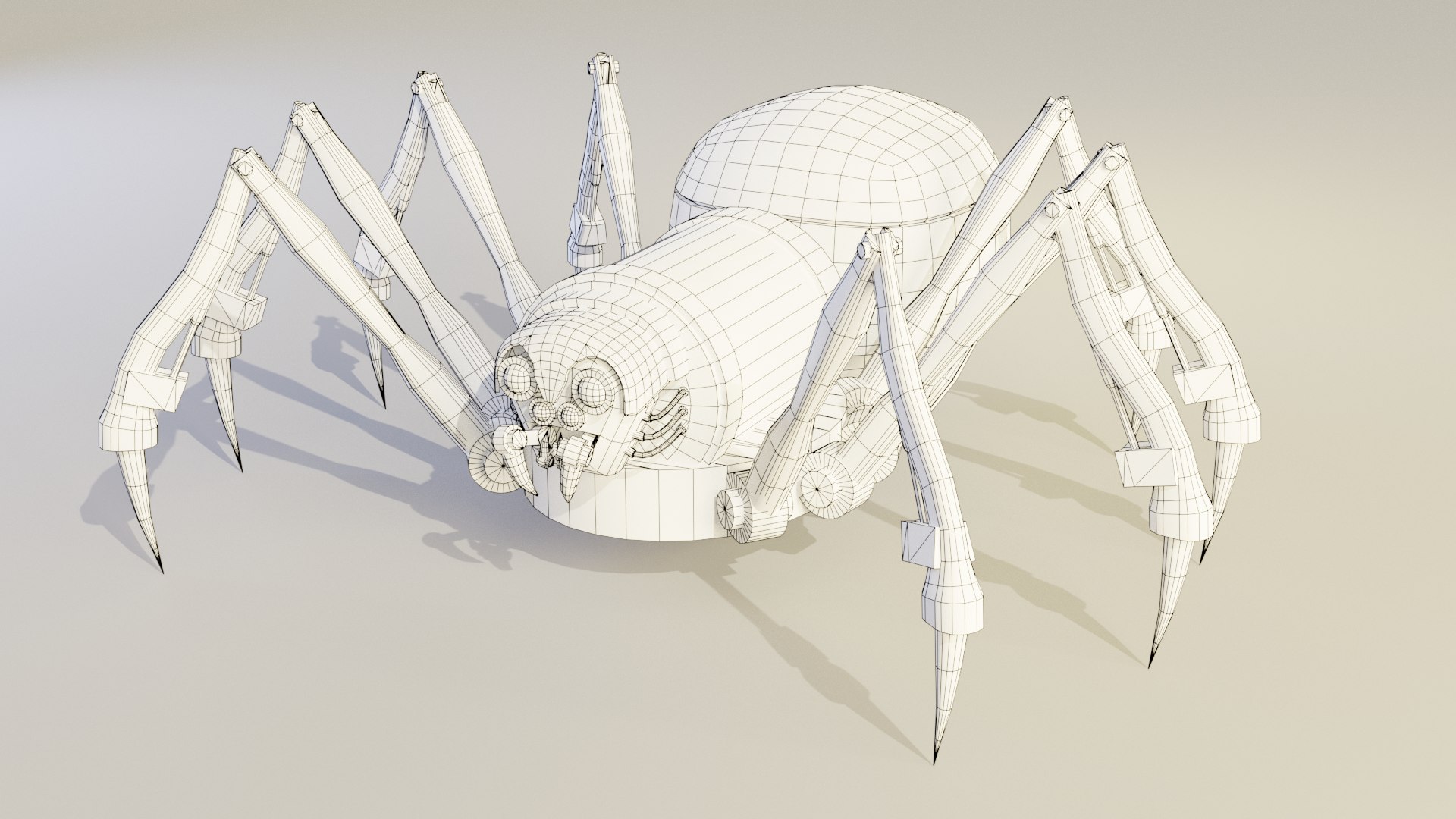 3D Spider Mechanical Mecha - TurboSquid 1595720