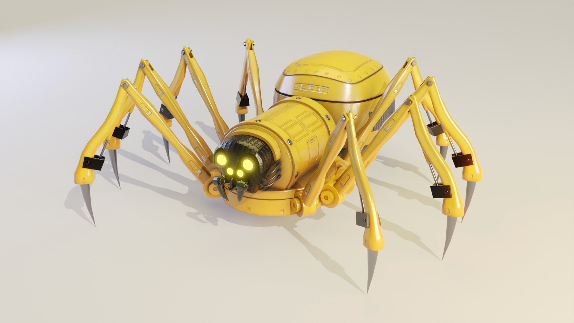 3D Spider Mechanical Mecha - TurboSquid 1595720