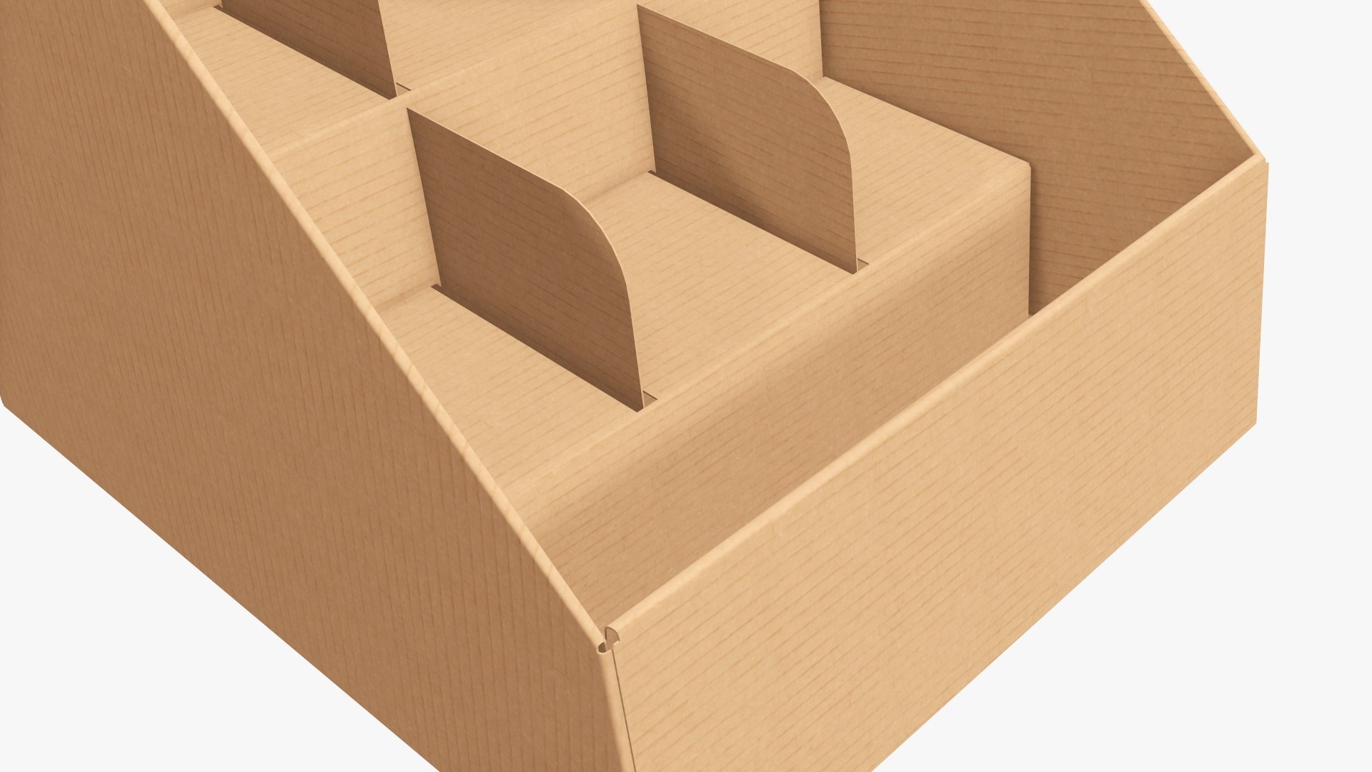 3D Display Cardboard Stand - TurboSquid 1607093