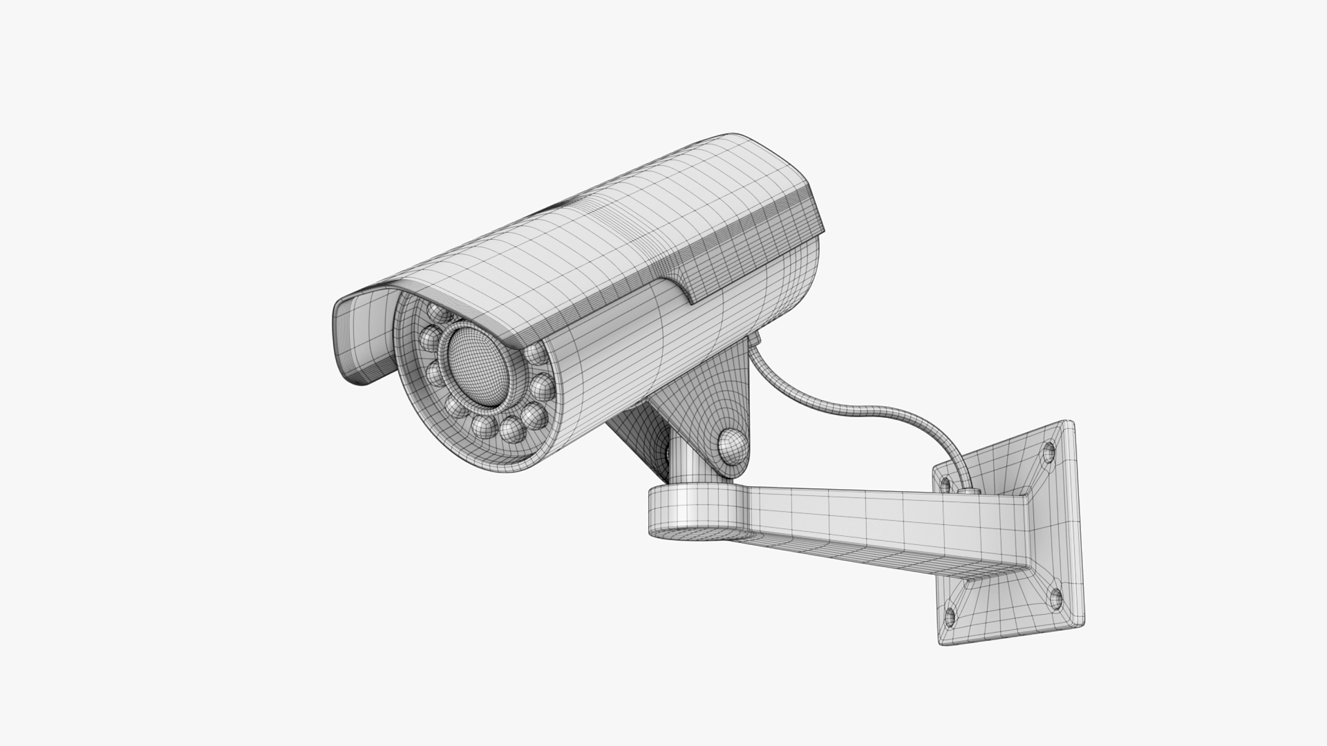 3D External Surveillance Video Cameras Model - TurboSquid 1290531