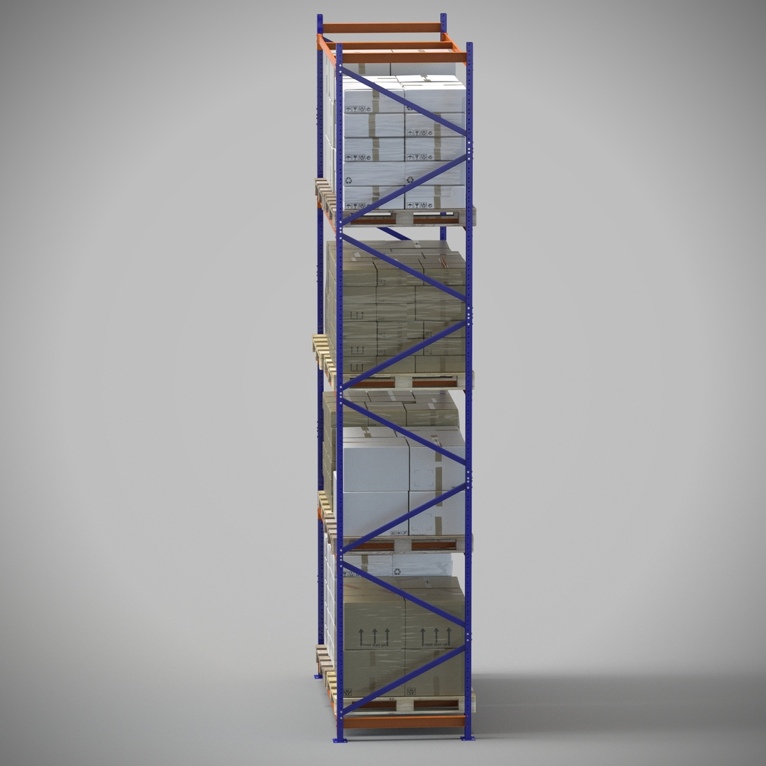 3d rack box cardboard pallet