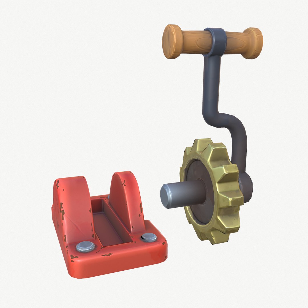 Stylized Lever 3D - TurboSquid 1614923