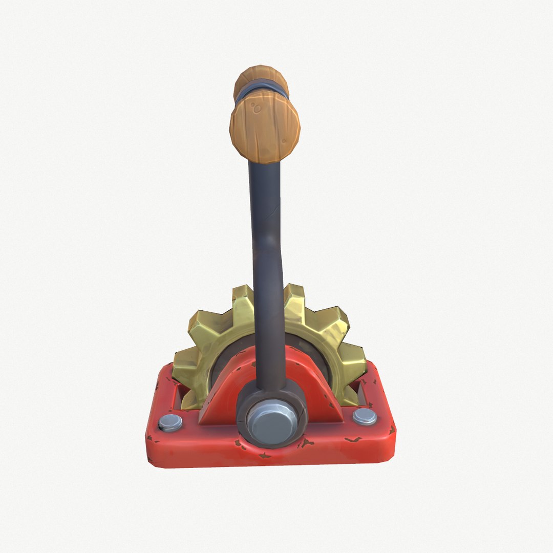 Stylized Lever 3D - TurboSquid 1614923