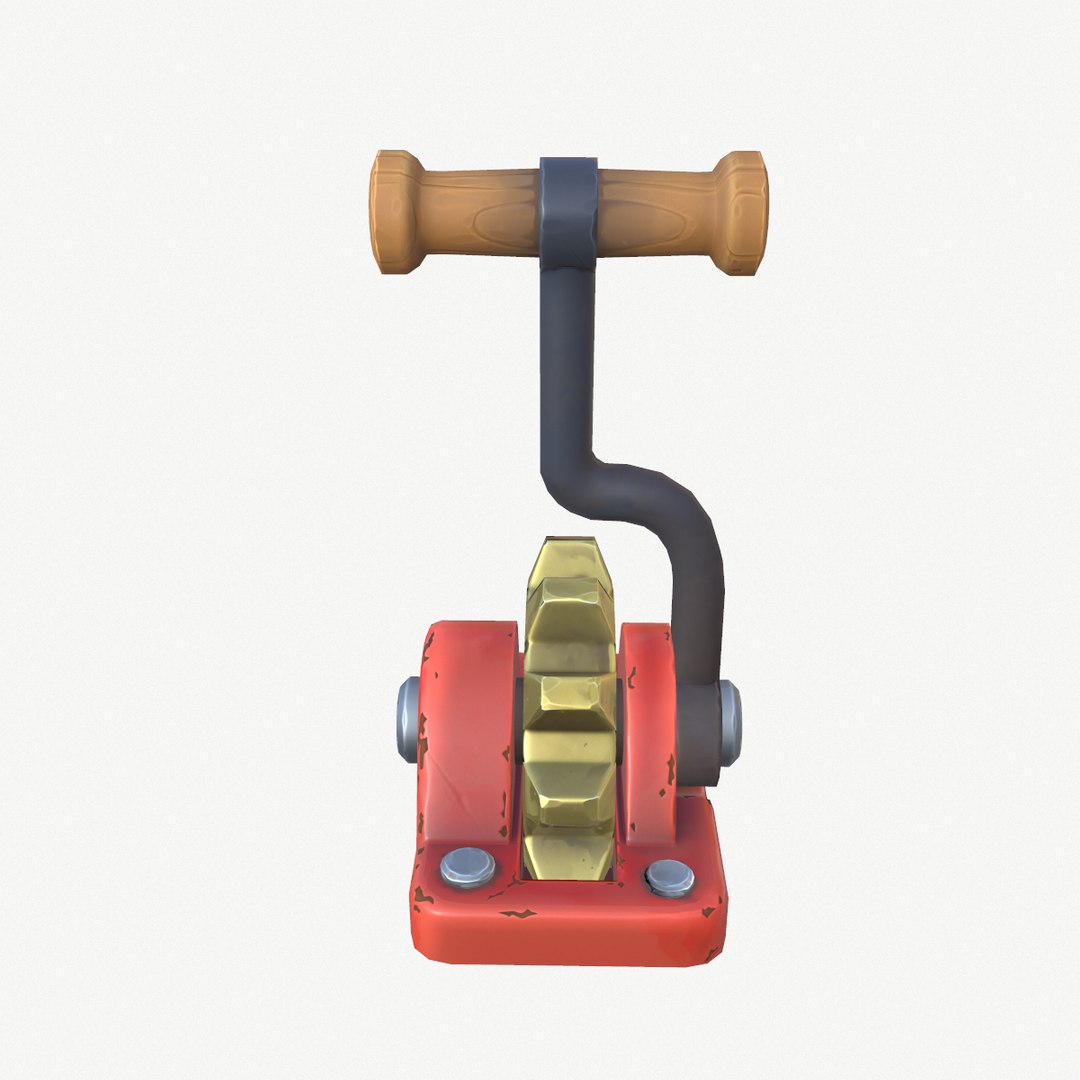 Stylized Lever 3D - TurboSquid 1614923
