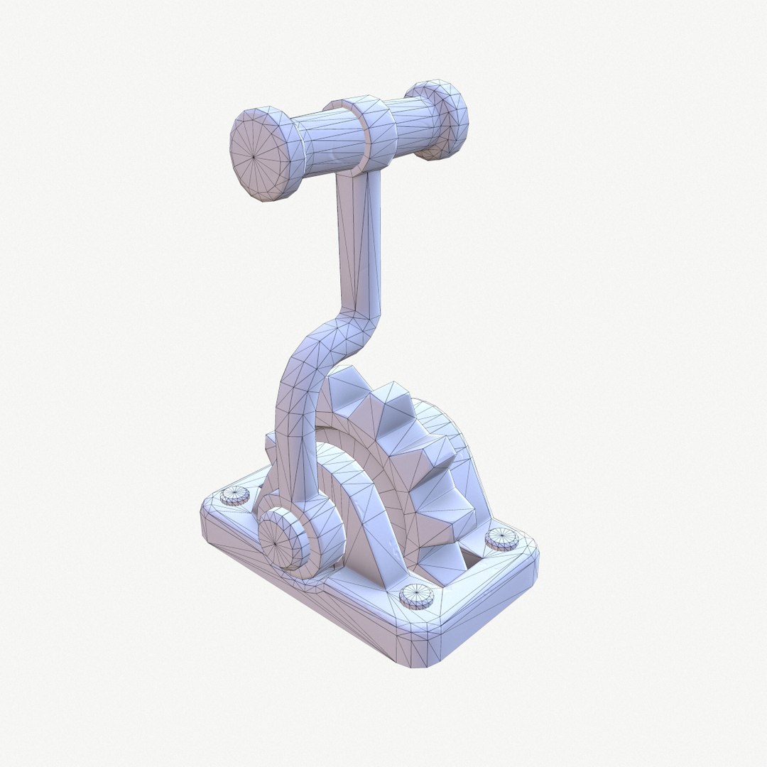 Stylized Lever 3D - TurboSquid 1614923