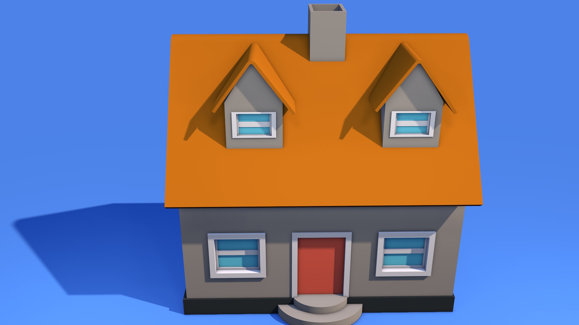 3D Cartoon House Model - TurboSquid 2341533