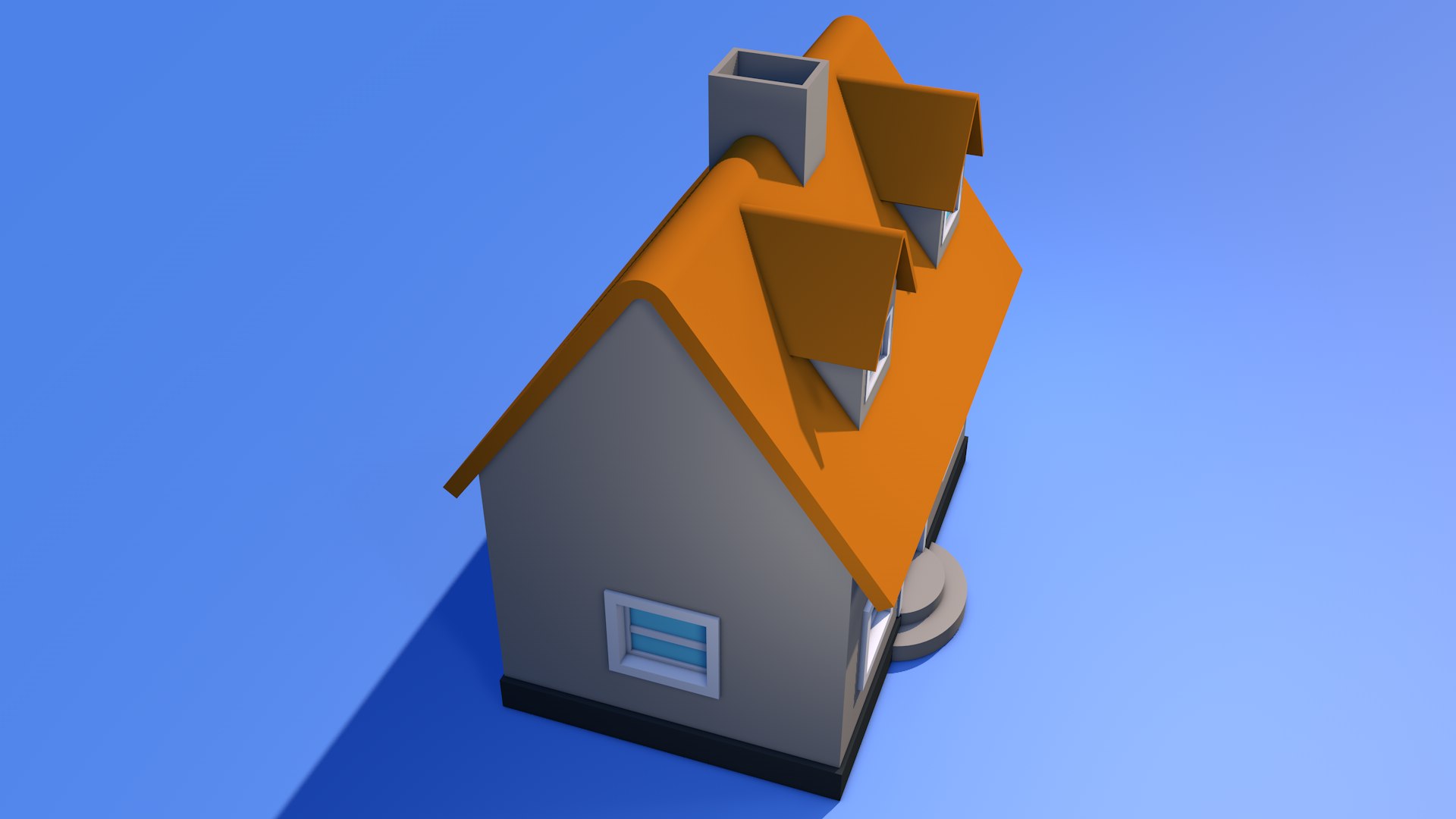 3D Cartoon House Model - TurboSquid 2341533