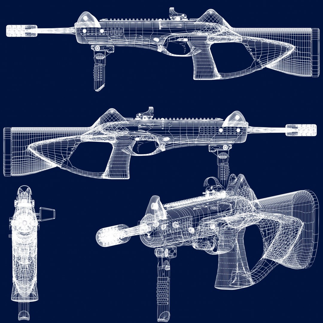 Free Beretta Storm Assault Rifle 3D - TurboSquid 1430700