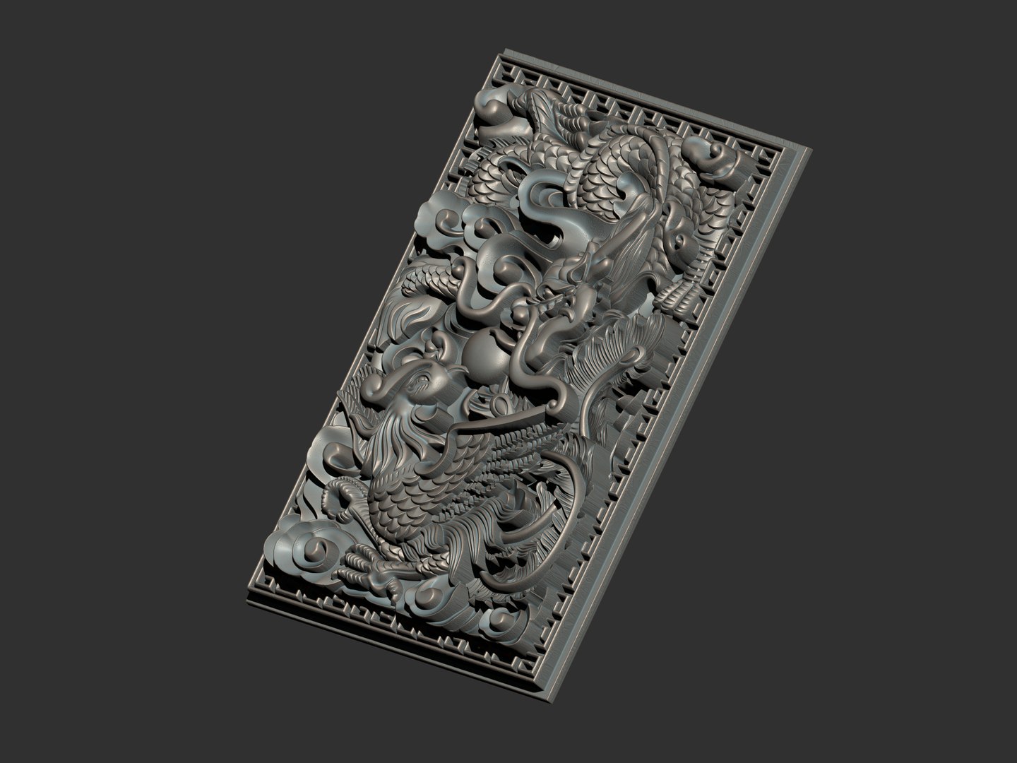 Dragon And Phoenix 3D Model - TurboSquid 2050446