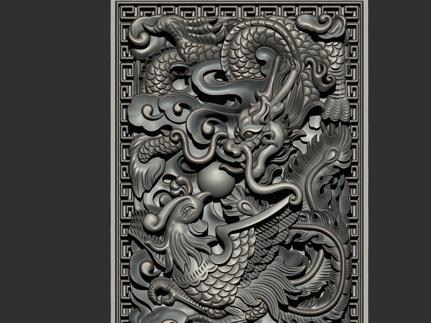 Dragon And Phoenix 3D Model - TurboSquid 2050446