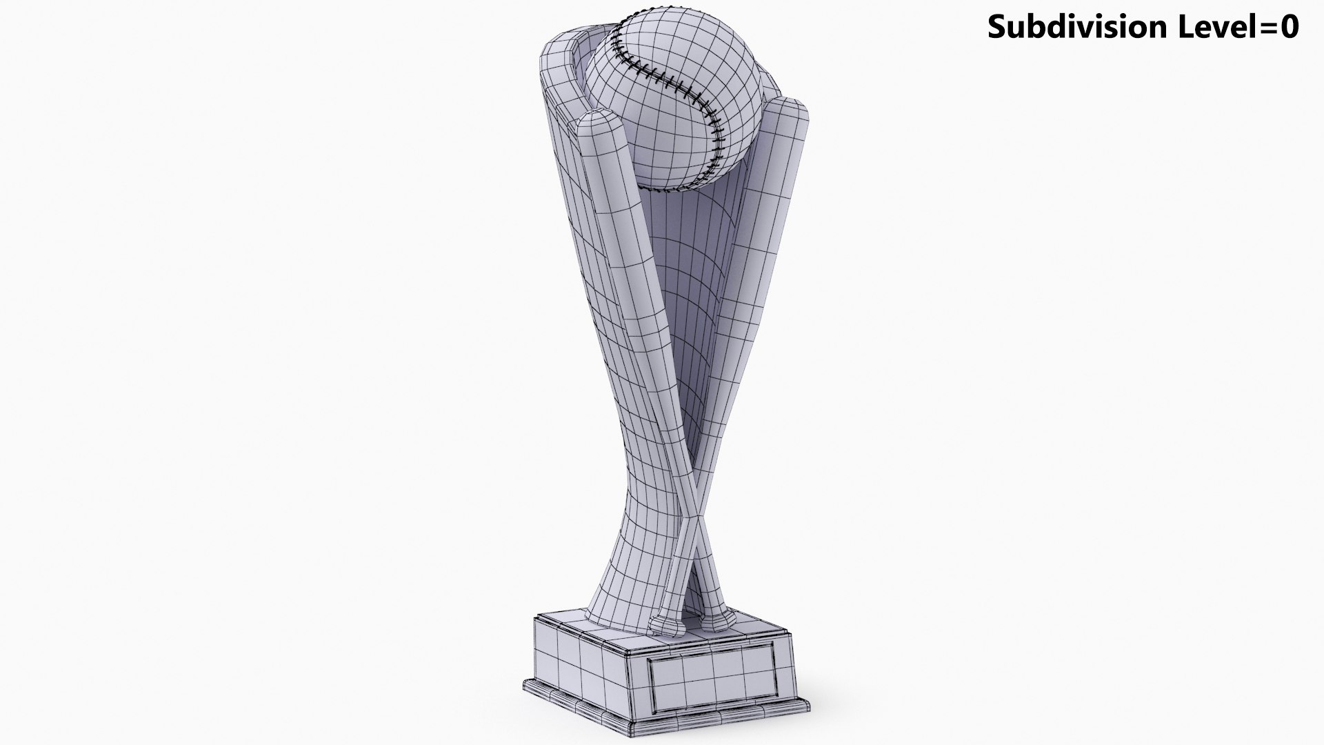 Baseball Trophy 3D Model - TurboSquid 2110660