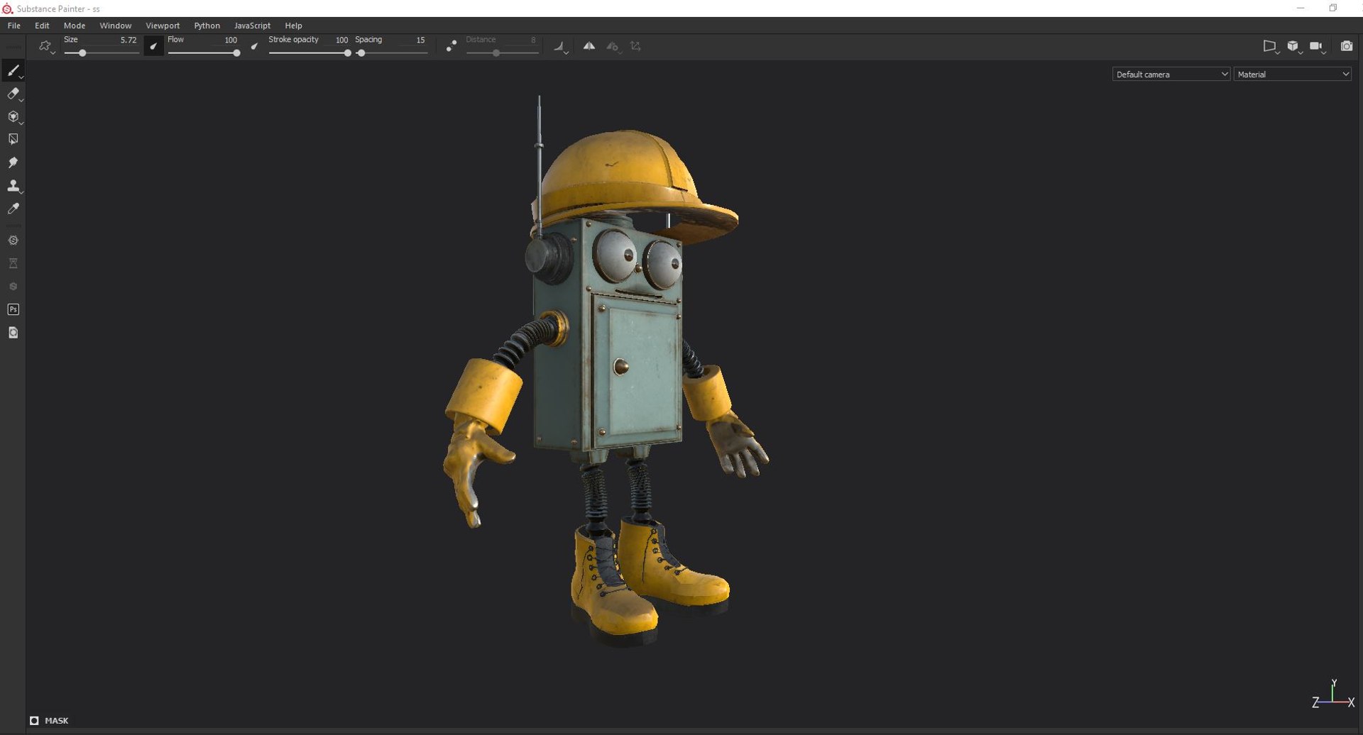 CARTOON BOX CONSTRACTION ROBOT 3D Model - TurboSquid 2429105