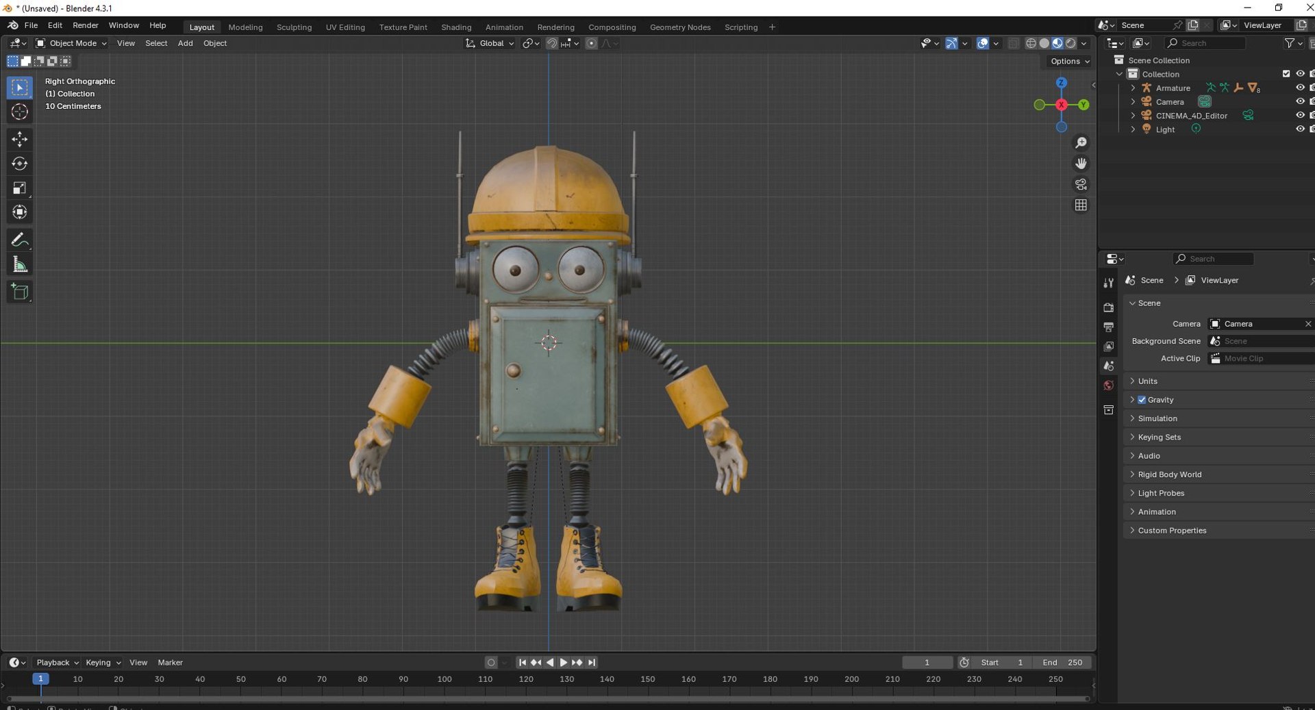 CARTOON BOX CONSTRACTION ROBOT 3D Model - TurboSquid 2429105