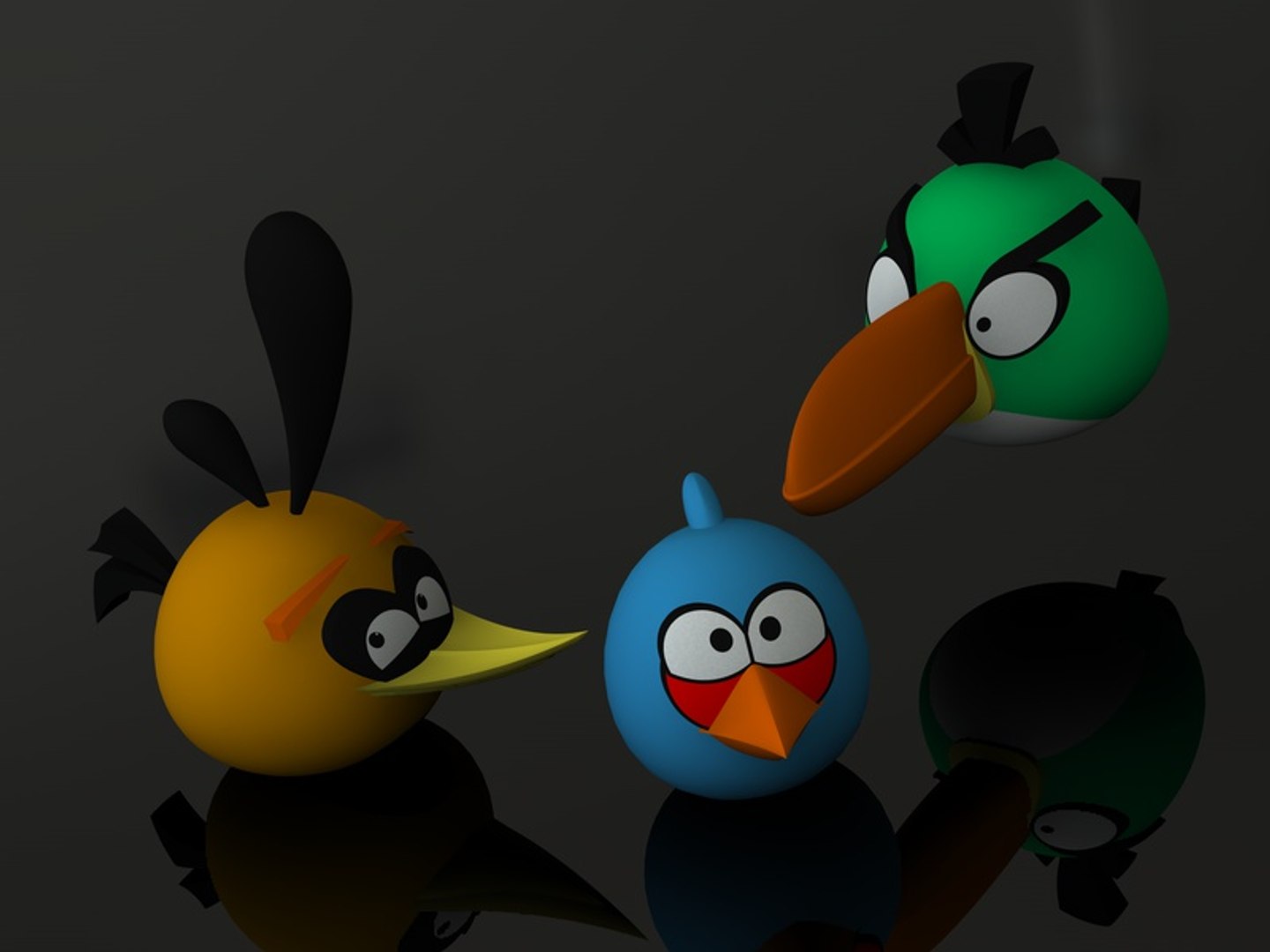 3d Angry Birds Model
