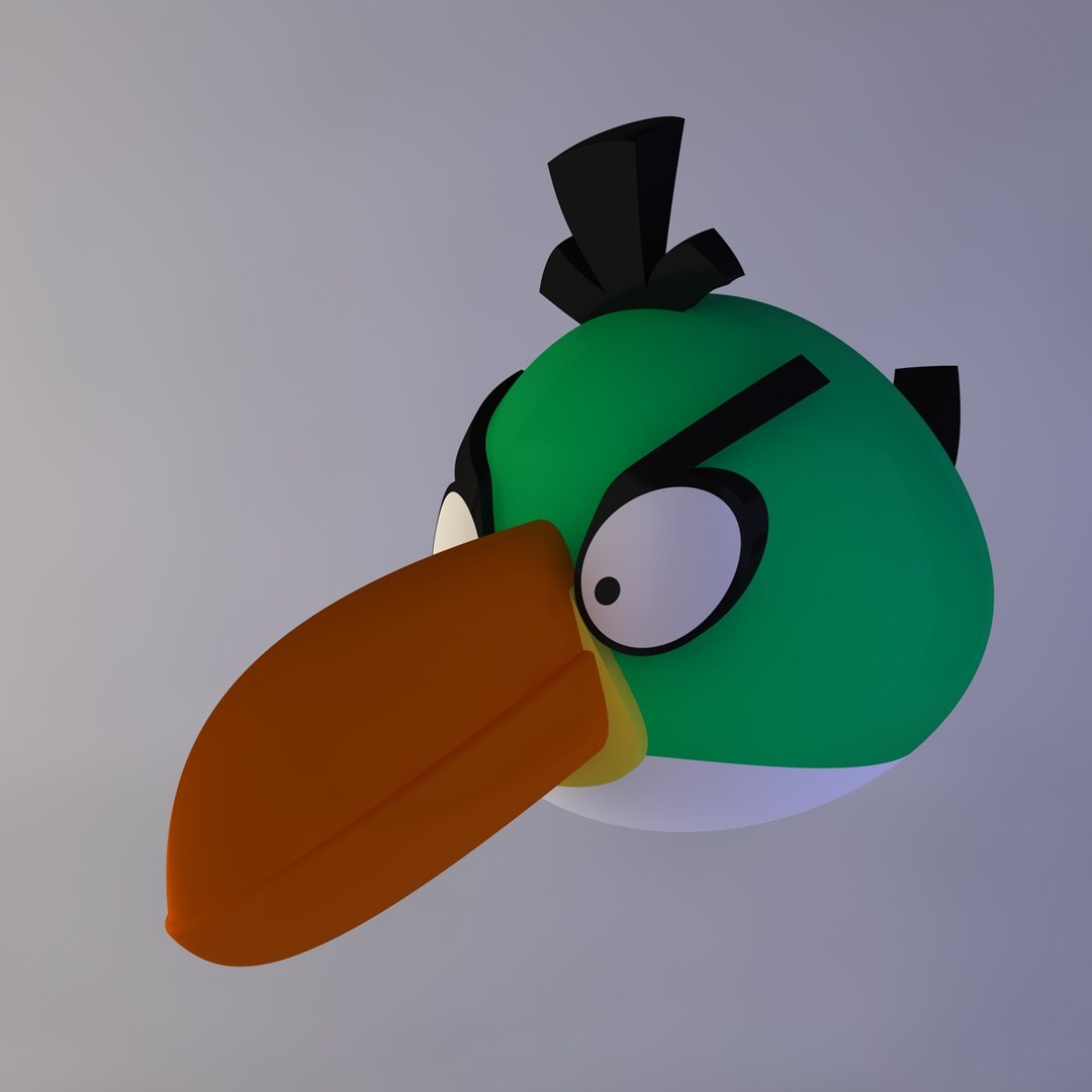 3d Angry Birds Model
