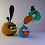 3d Angry Birds Model