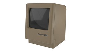 free modeled computer monitor crt 3d model