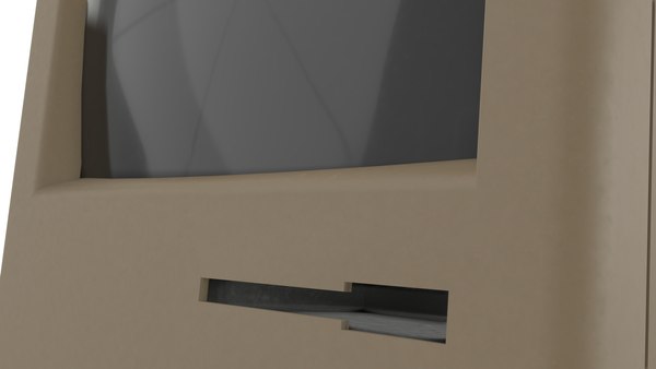 old computer 3d model