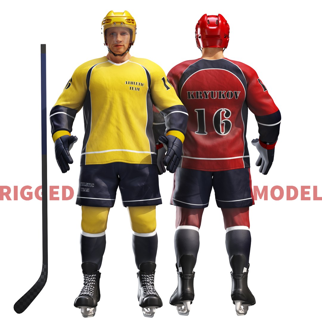 Hockey Player Model - TurboSquid 1478218