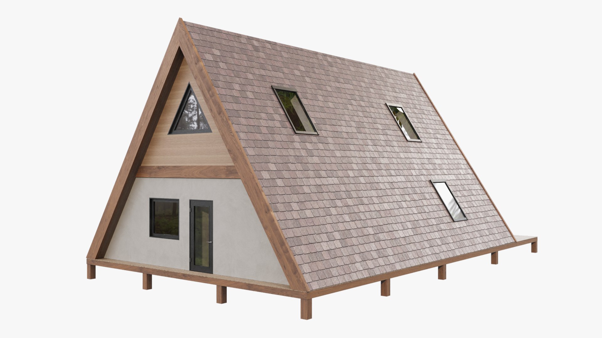 A-frame House 02 3D - TurboSquid 2285434