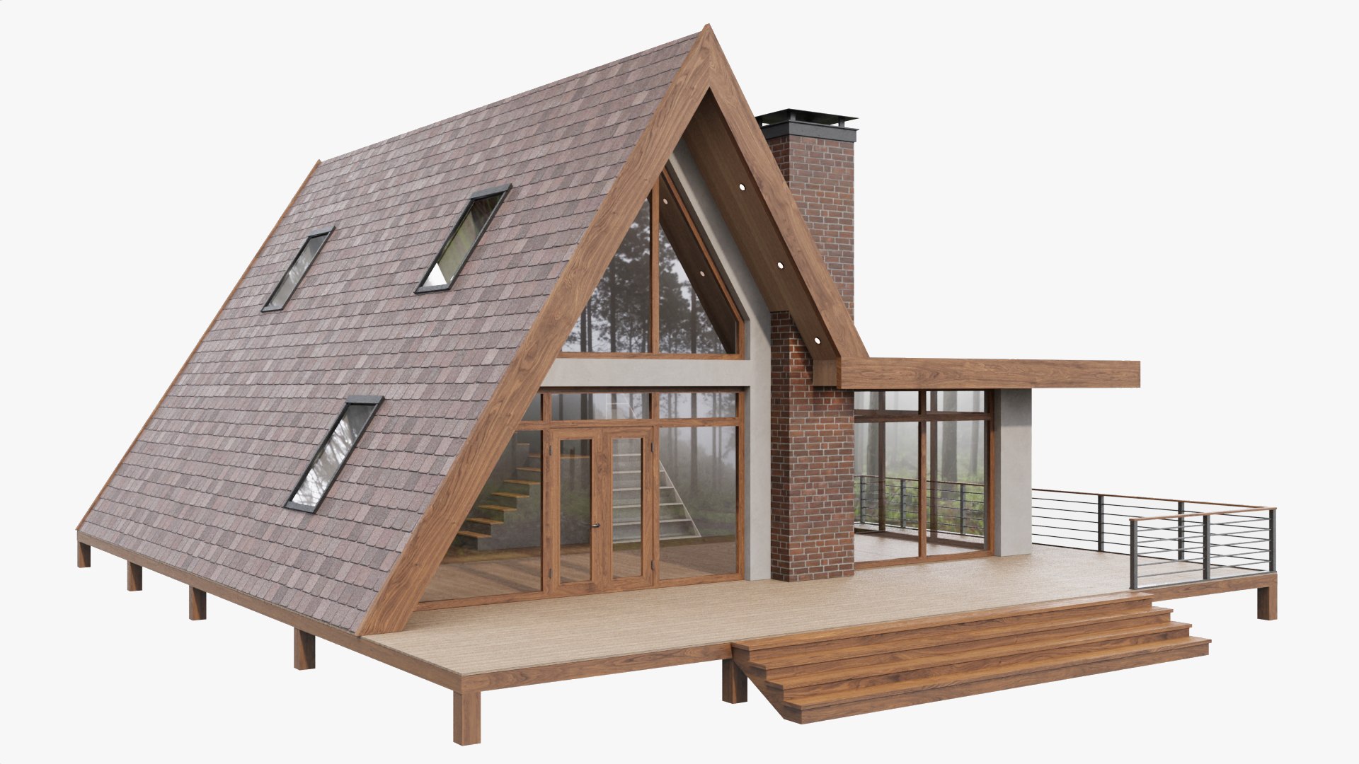 A-frame House 02 3D - TurboSquid 2285434
