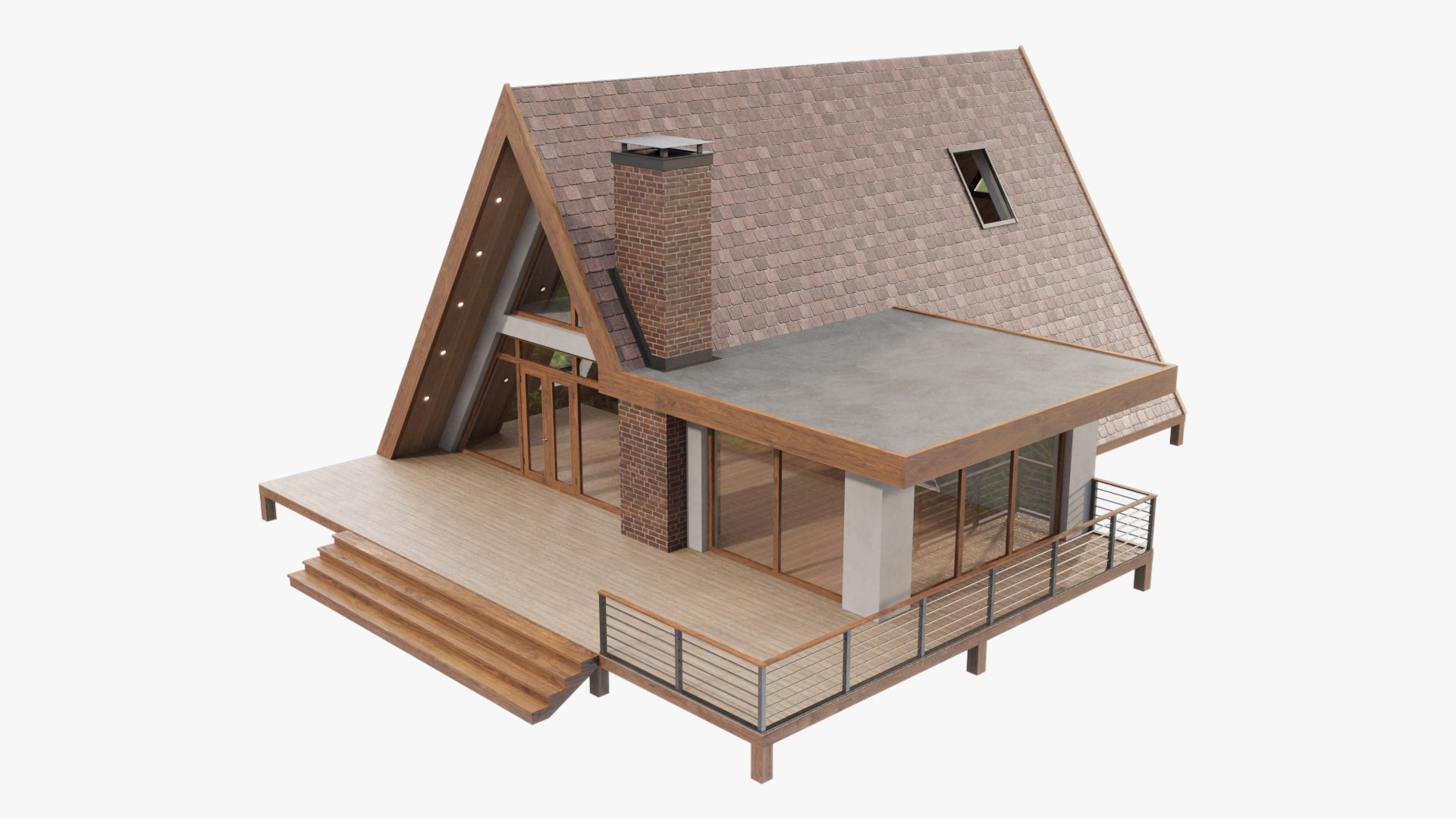 A-frame House 02 3D - TurboSquid 2285434