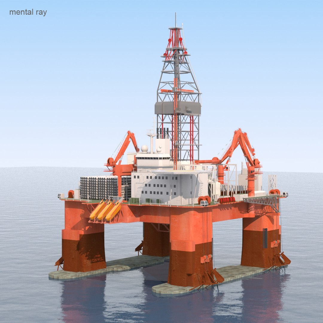 submersible drilling rig 3ds