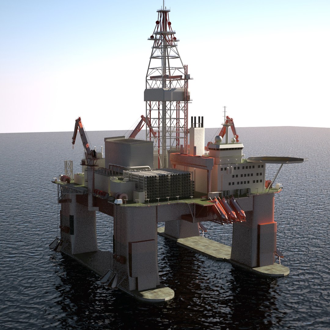 submersible drilling rig 3ds