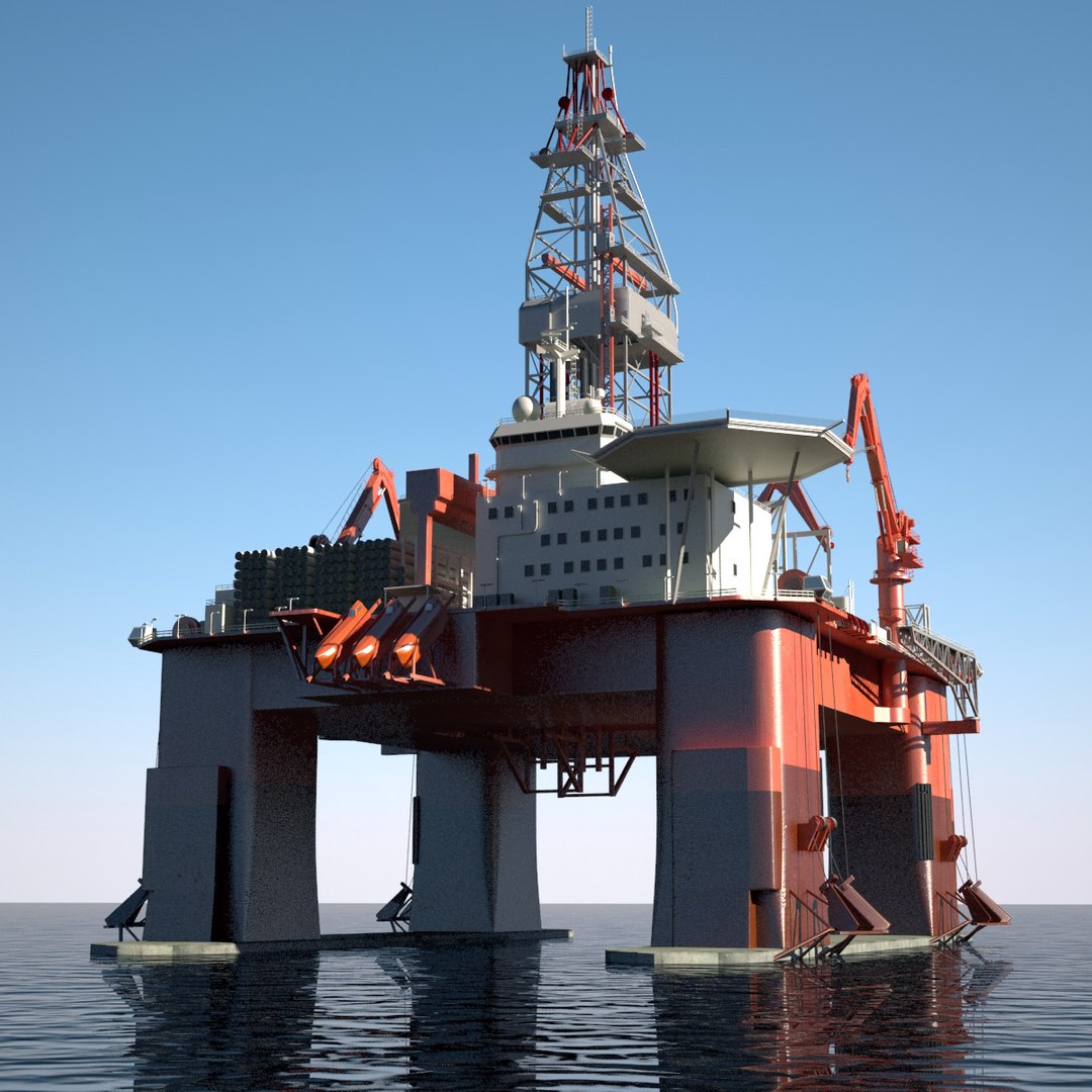 submersible drilling rig 3ds