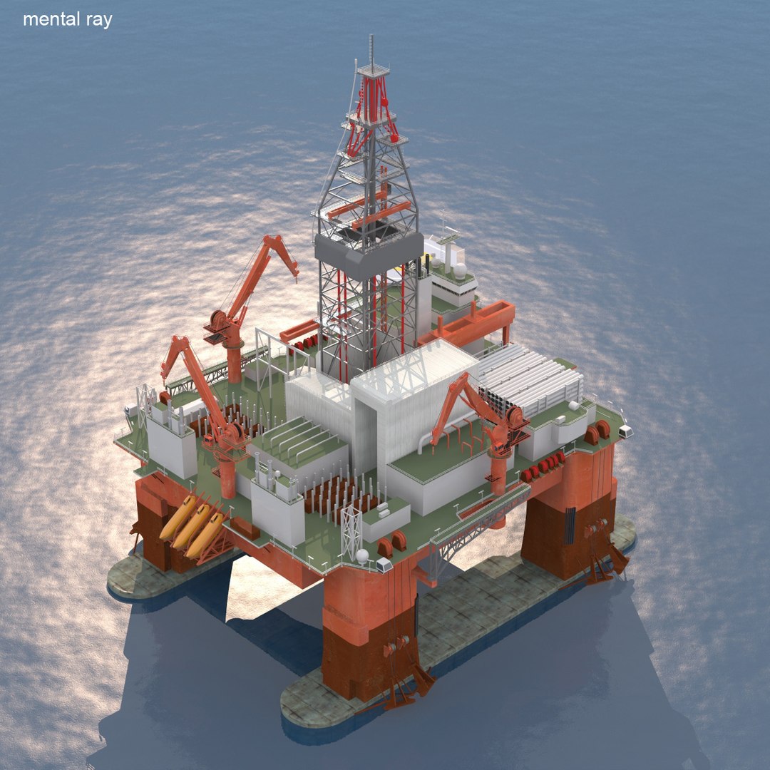 submersible drilling rig 3ds