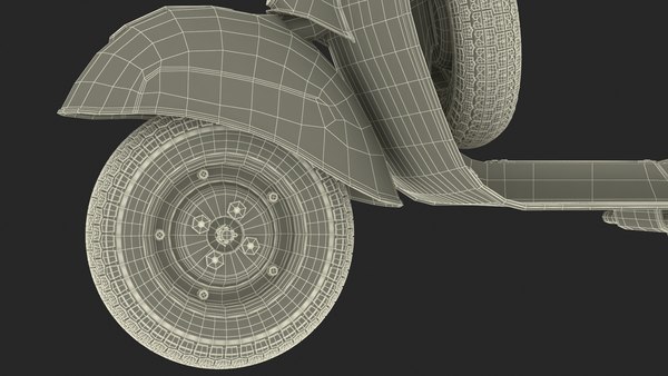 Maya용 빈티지 스쿠터 Vespa 125 Green Rigged 3D 모델 - TurboSquid 2253650